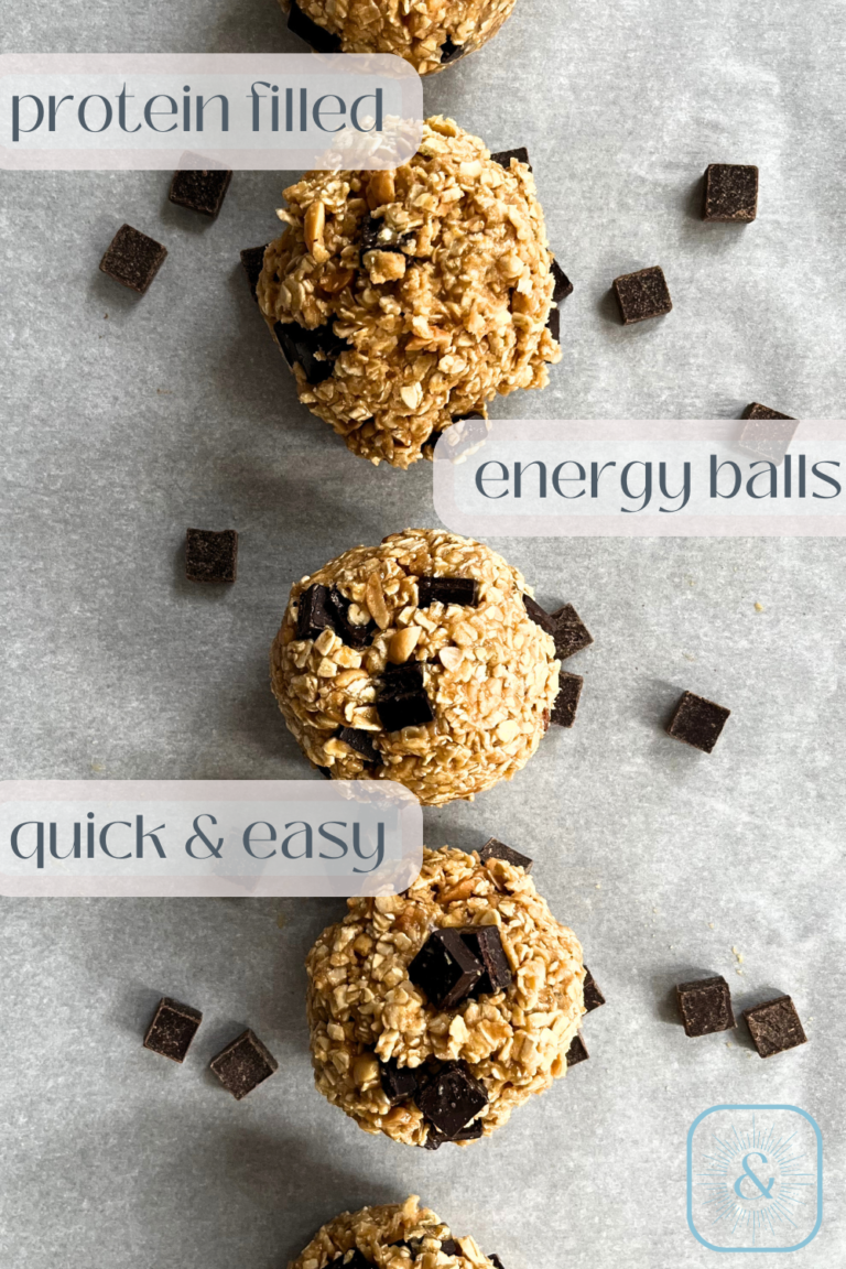 Chocolate Peanut Butter Energy Balls: Packed With Protein | Tide & Thyme